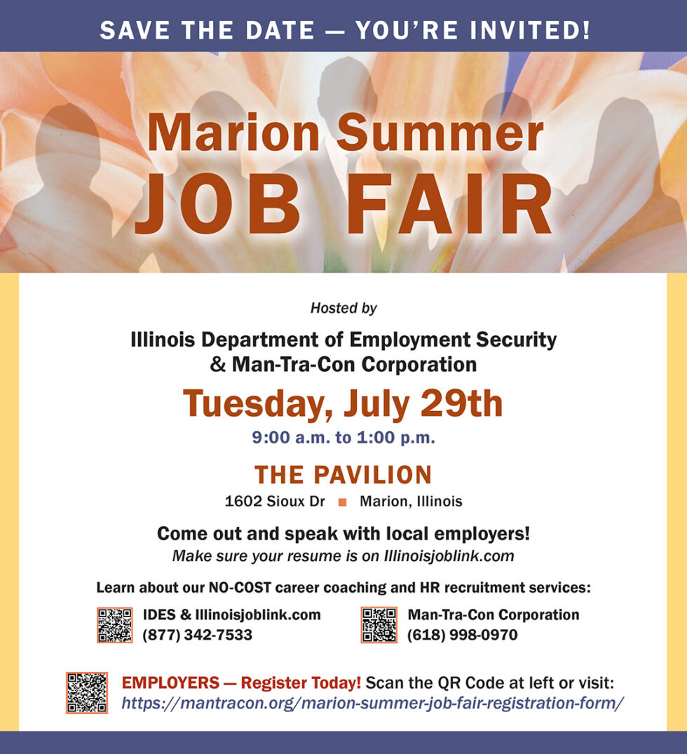 Marion Summer Job Fair Registration Form | Man-Tra-Con Corporation